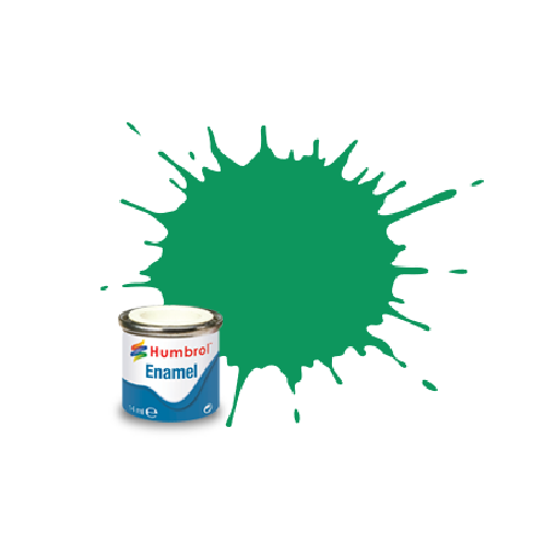 Humbrol - #50 Green Mist Metallic Enamel 14ml Paint Pot – Sabes Hobby House