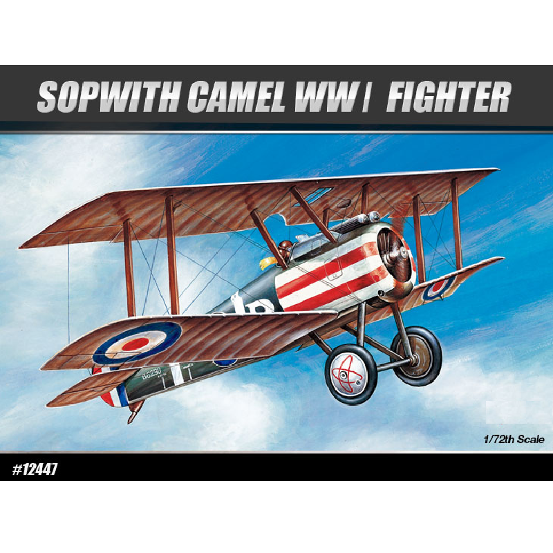 Academy - 1/72 Scale - SOPWITH CAMEL WWI Fighter Plastic Model Kit ...