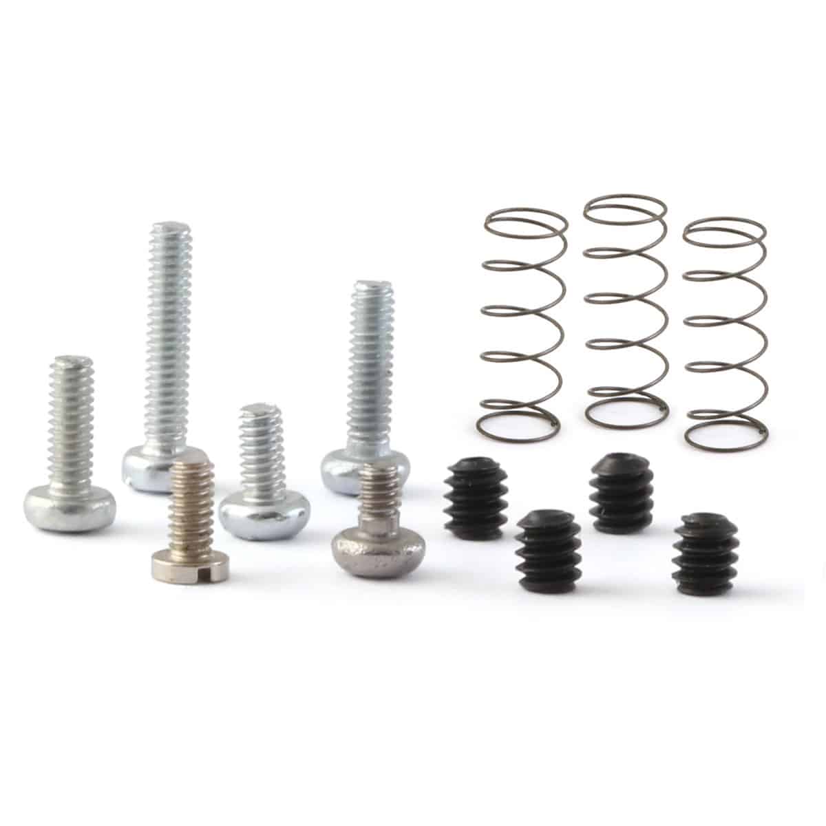 NSR Screw full kit - 4 axle screws + 3 medium springs + M2x3, M2x3 sma ...