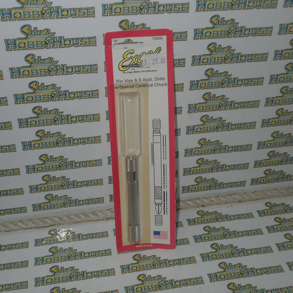 Excel #70005 - Pin Vise & 6 Asst. Drills w/Special Centrical Chuck ...