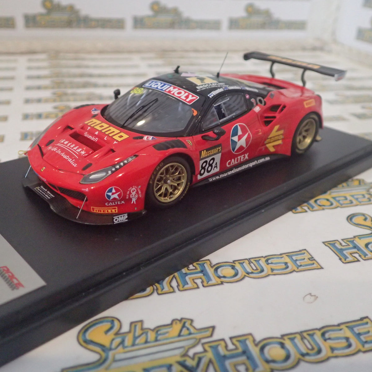 Looksmart Models LSRC24 - 1/43 Scale - Ferrari 488 GT3 #88A Bathurst 2 ...