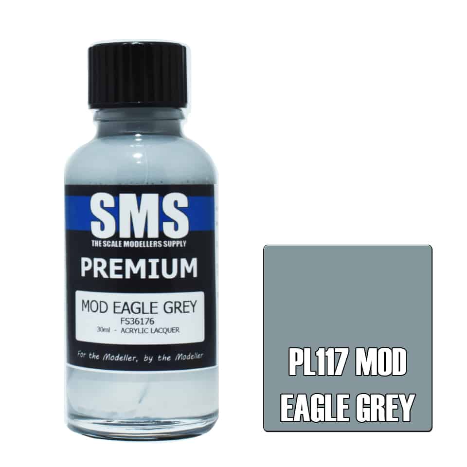 The Scale Modellers Supply - PL117 Premium MOD EAGLE GREY Acrylic Lacq ...