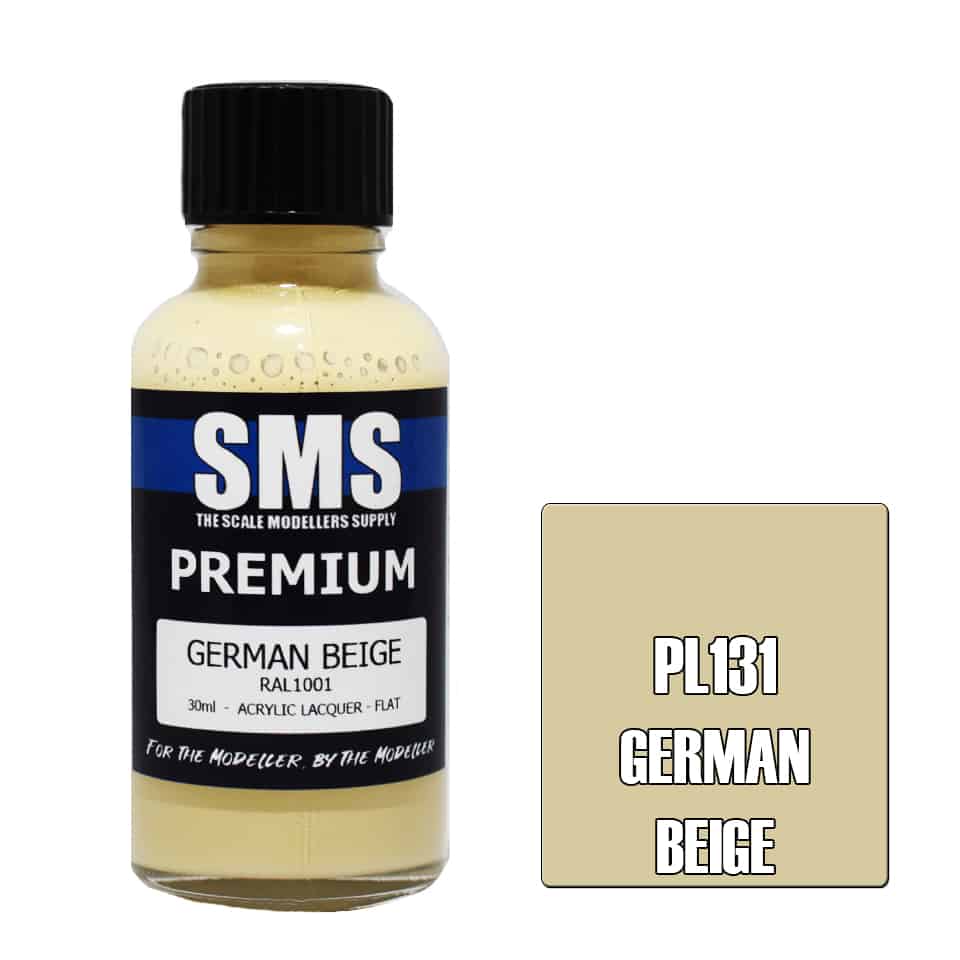 The Scale Modellers Supply - PL131 Premium GERMAN BEIGE Acrylic Lacque ...