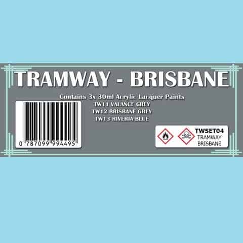 The Scale Modellers Supply - TRAMWAY - BRISBANE COLOUR SET Acrylic Lac ...